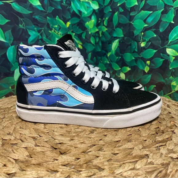 Vans | Shoes | Vans Sk8 Hi Blue Flame | Poshmark